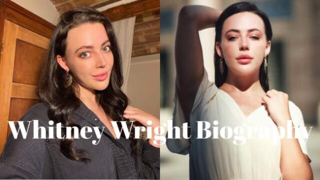 Whitney Wright Bio Age Height Measurement Net Worth Marraige Life